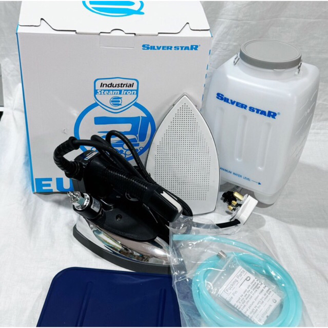 【SILVERSTAR】Ready Stock/ES-94A Industrial Silver Star Steam Press Iron Seterika Wap /Silverstar ...