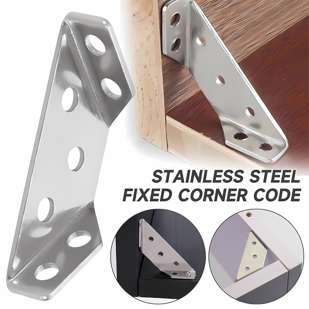 4pcs Fixed Universal Furniture Corner Bracket Connector Code Angle ...
