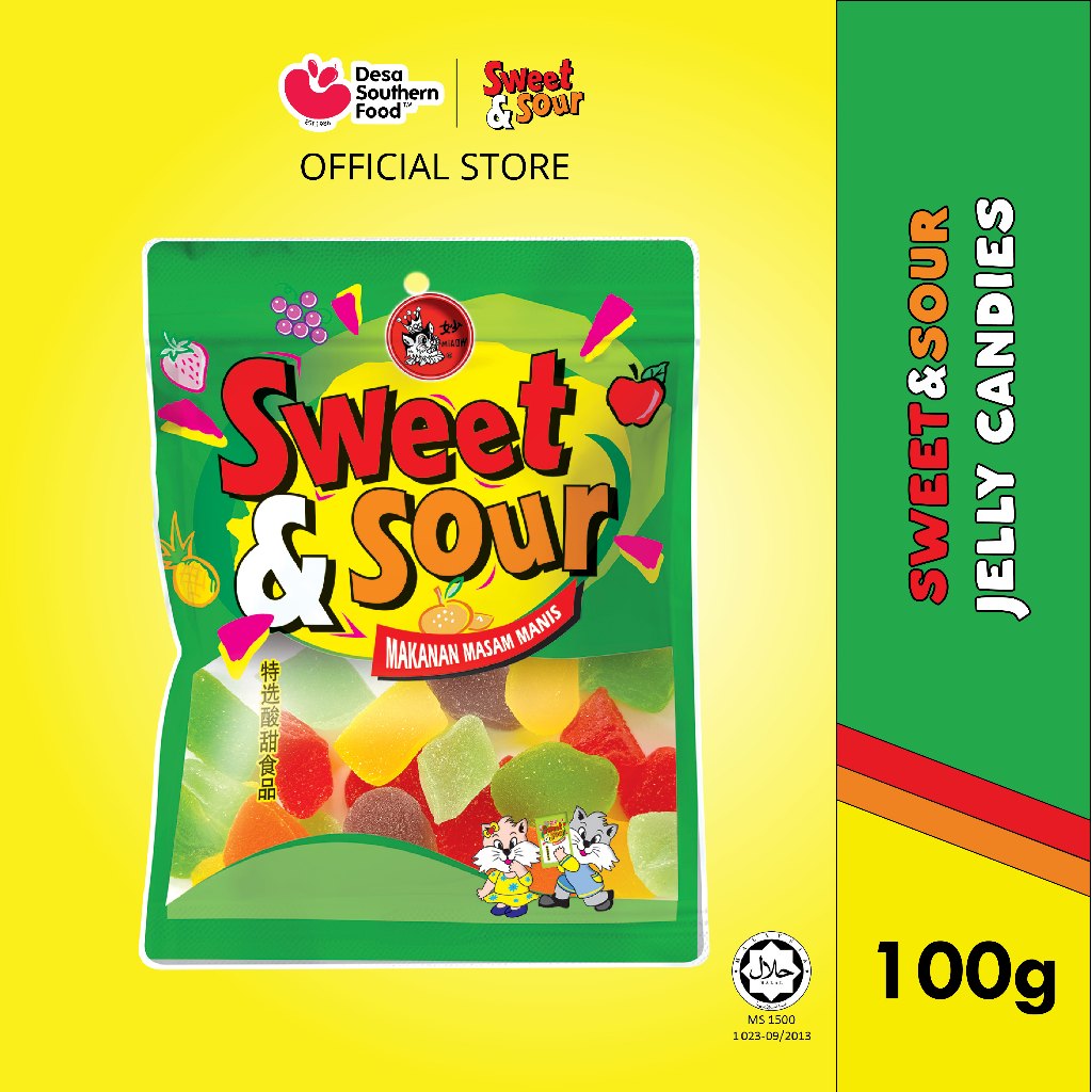 Sweet&Sour Jelly Candies/Gula Lembut - 100g | Shopee Malaysia
