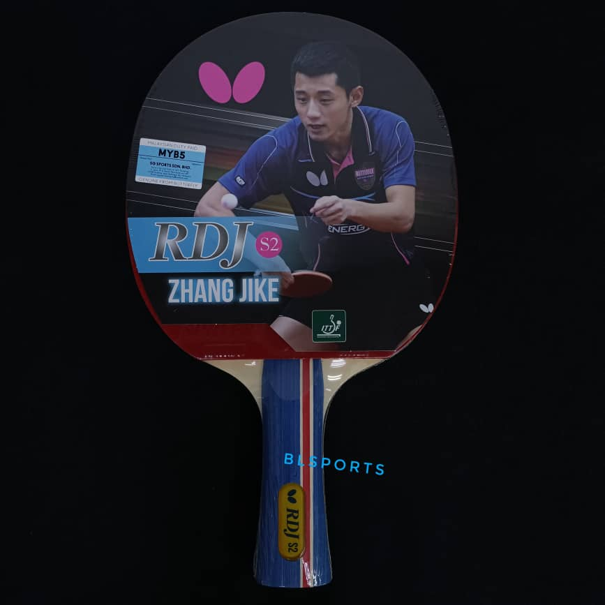 Butterfly RDJ-S2 FL Shakehand Table Tennis Racket Ping Pong Bat (100% ...