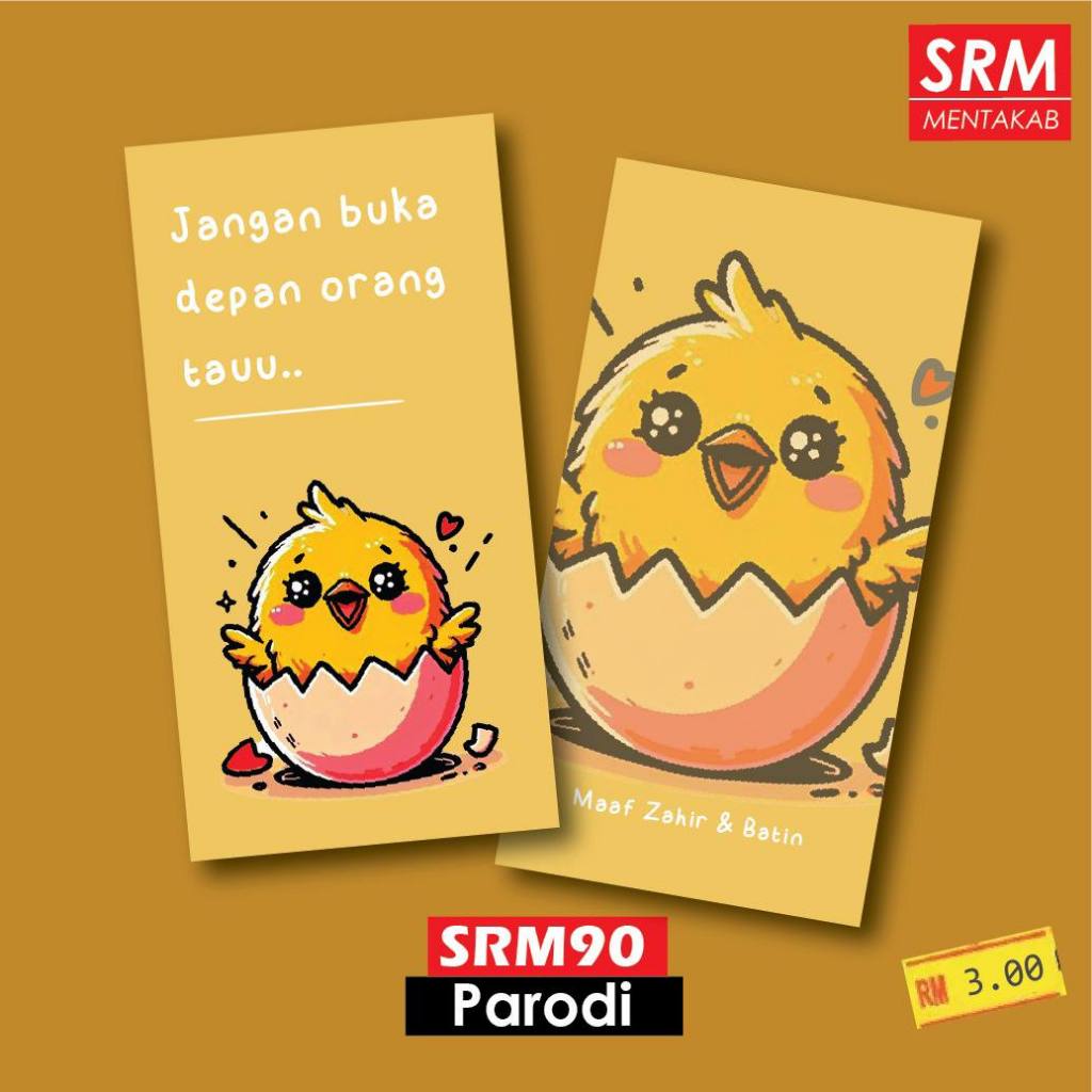 Sampul Raya Skrip Kartun| 1 Paket 10pcs | Sampul Raya Viral 2025 ...