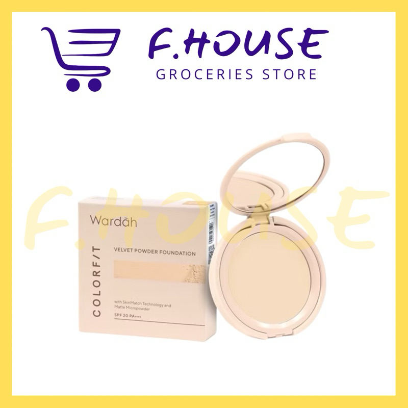 Wardah Colorfit Velvet Powder Foundation (11g) | Shopee Malaysia