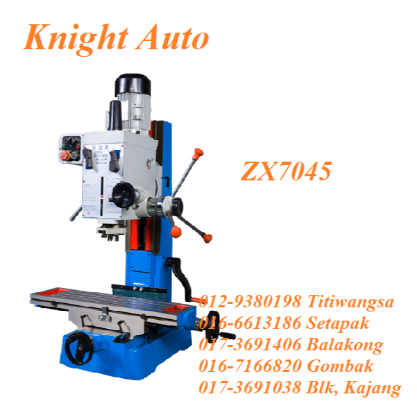 Drilling & Milling Machine ZX7045 / ZX7016 ID32007 / ZX7032 / ZX-32HC ...