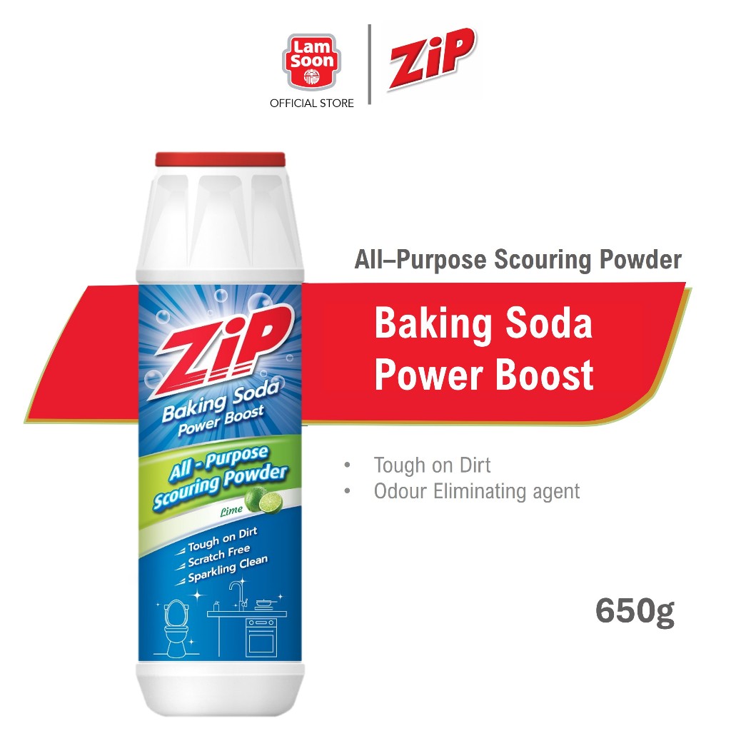 ZiP All-Purpose Scouring Powder Lime - 650g | Shopee Malaysia