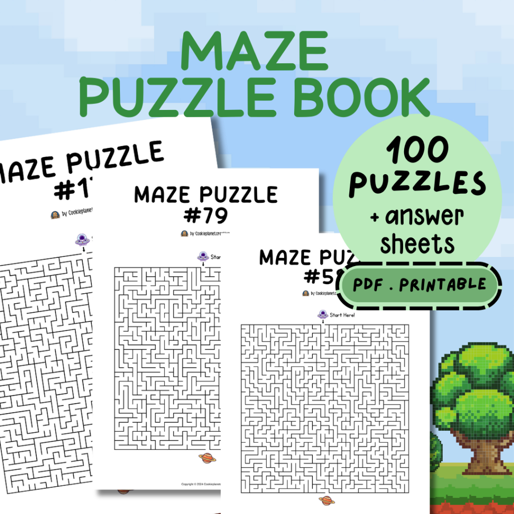 (PDF) maze puzzle book buku teka teki (M001) | Shopee Malaysia