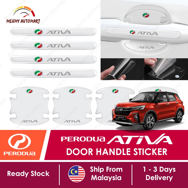 Perodua ATIVA Door Handle Anti Scratch Protector Accessories Bodykit ...