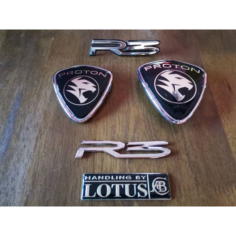 Proton Satria Neo Mark R3 Emblem R3 (CUSTOM) Emblem Handling Logo ...