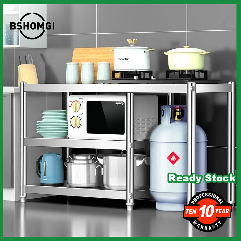Multi-Purpose Trolley Rack Storage Rack Microwave Oven Shelf Kitchen ...