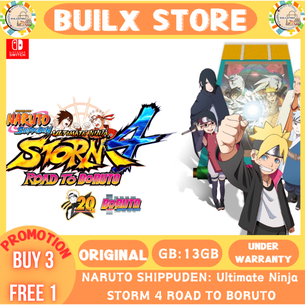 NARUTO SHIPPUDEN: Ultimate Ninja STORM 4 ROAD TO BORUTO Nintendo Switch ...