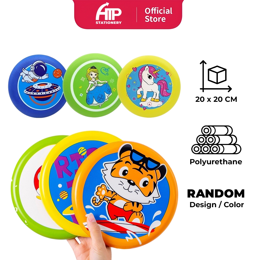 Cartoon Design Soft EVA Flying Disc Frisbee Throwing Disc Beach Camping Playground Outdoor Sport ...