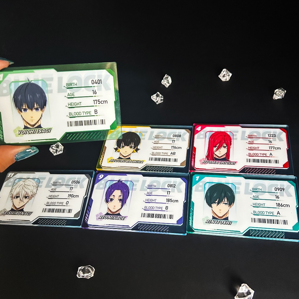 Nullset Blue Lock CHARACTER ID Card | Shopee Malaysia