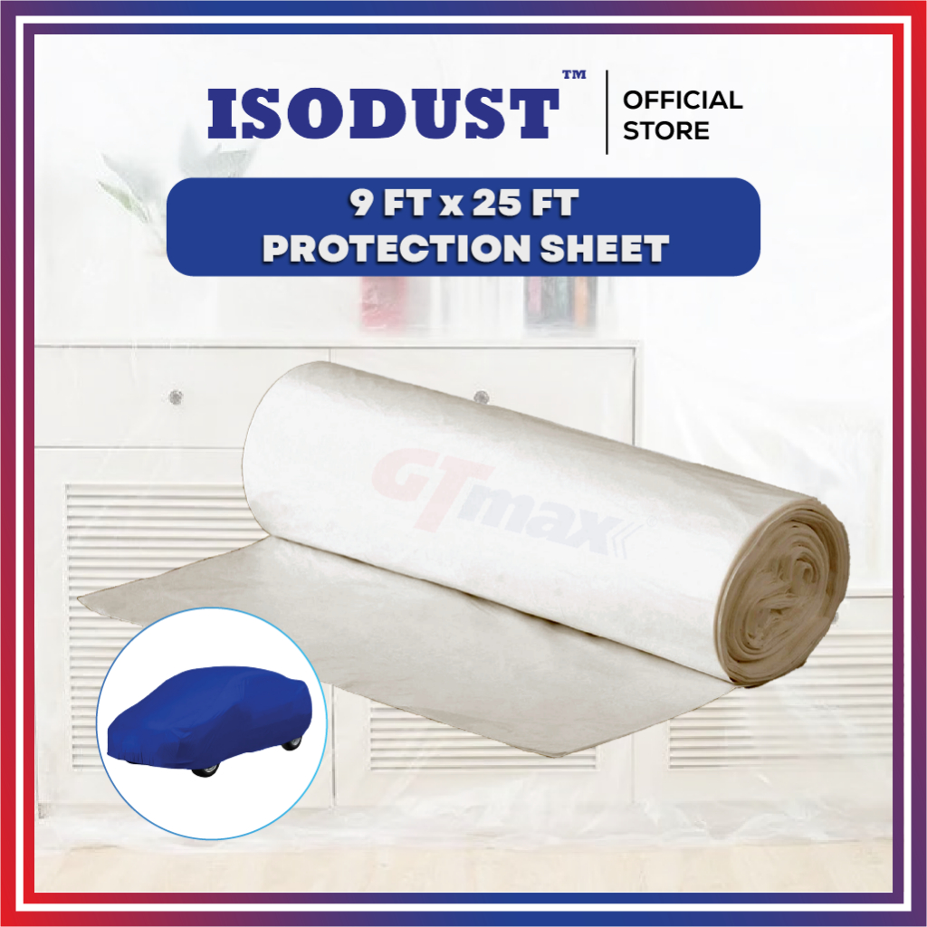 Isodust PE Protection Sheet 9ft x 25ft | Shopee Malaysia