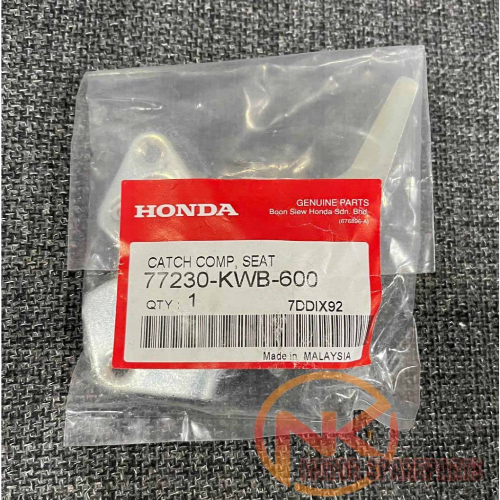 Honda Dash110 V1 Seat catch/ Catch comp seat 100% original Honda/ Stock lama (Not Copy) 77230 ...