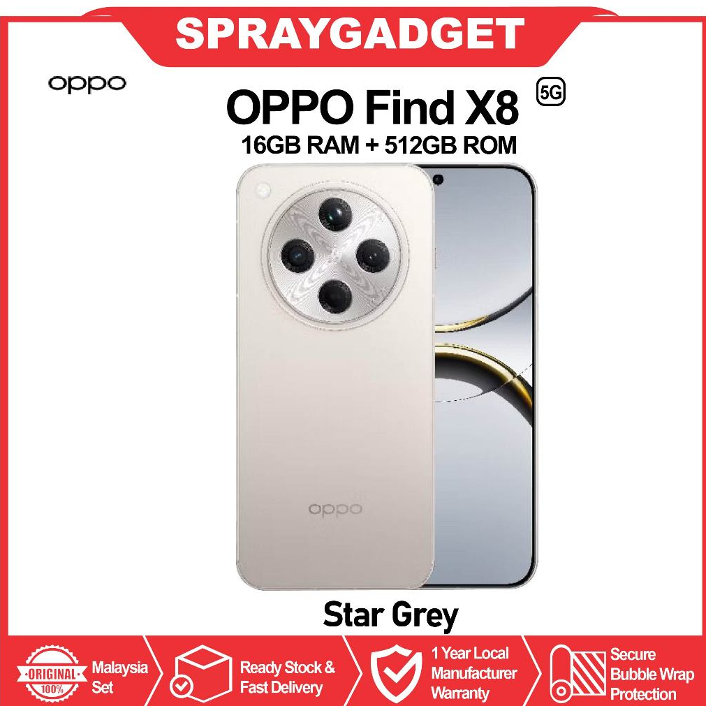 OPPO Find X8 Pro 5G / OPPO Find X8 5G (16+512GB)MTK 9400 | Hasselblad Portrait🎁OPPO Malaysia ...