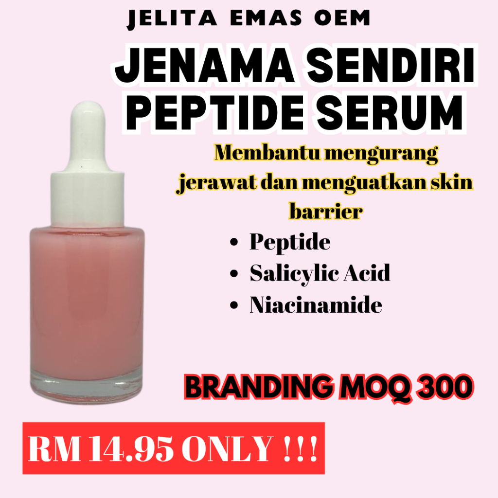 [JELITAEMAS OEM] SERUM MUKA/FACE SERUM JENAMA SENDIRI LULUS KKM/LABTEST ...