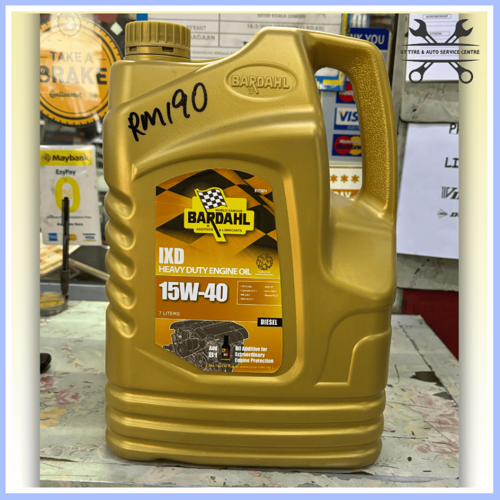 Bardahl IXD 15w40 SAE 15W-40 API CI4/SL Heavy Duty Engine Oil 7L Diesel Urvan Hiace DMAX ...