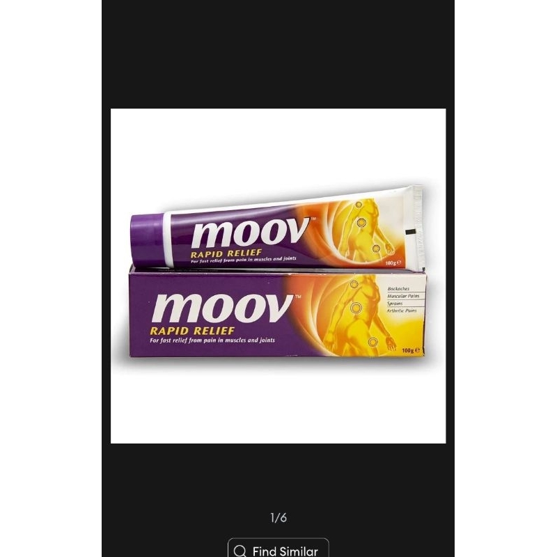 MOOV RAPID RELIEF cream ,100g) fast relief from aches and pain | Shopee ...