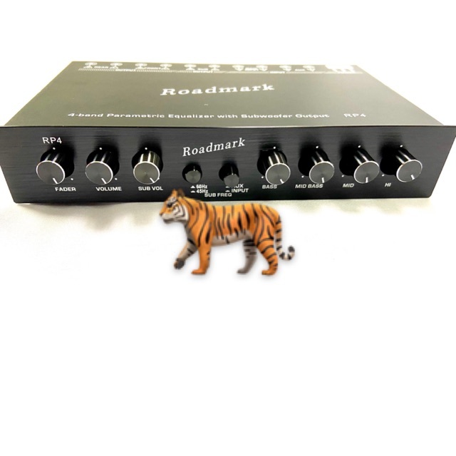 Roadmark RP4 4-Band Pre AMP Stereo Parametric Equalizer Audio With ...