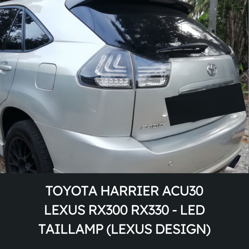 Toyota Harrier Acu30 / Lexus Rx300 Rx330 - LED Taillamp (Lexus Design ...