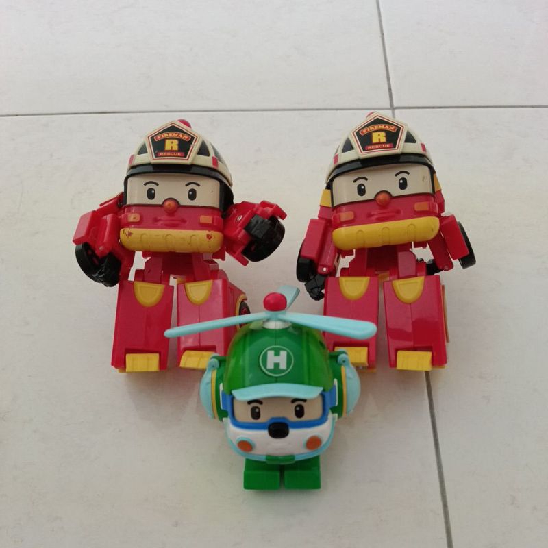 Robocar Poli Transformers ROY & Robocar Poli Helly Transforming Robot ...