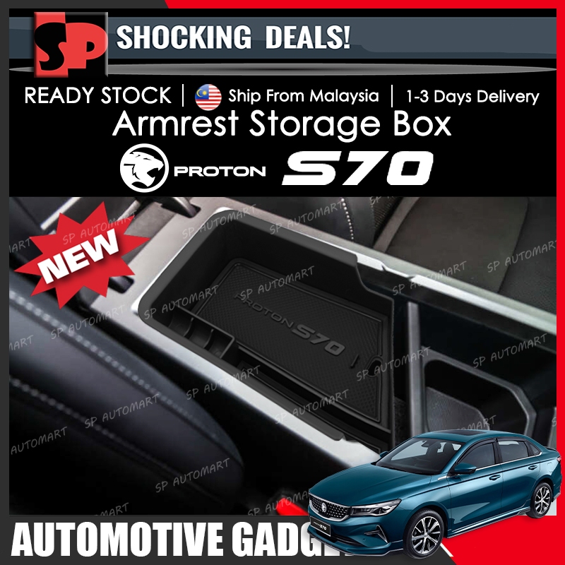 Proton S70 2024-2025 Armrest Storage Box | Shopee Malaysia