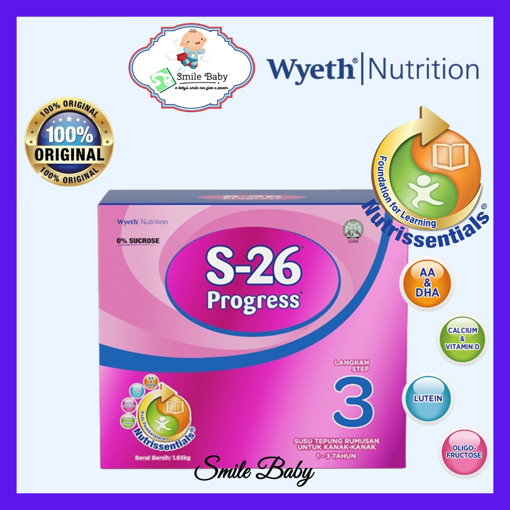 S-26® Progress® Milk Formula Powder (550g / 1.1kg / 1.65kg) | Shopee Malaysia