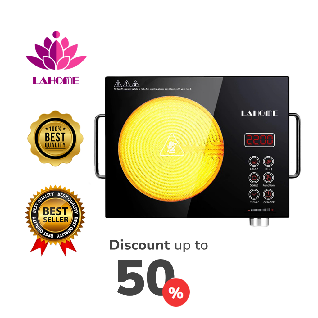 LAHOMESmart Electric Ceramic Stove Infrared Induction Cooker Inverter ...