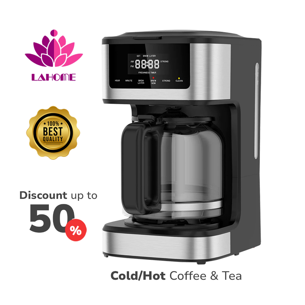 LAHOME Smart Drip Coffee Machine Hot/Ice Americano Tea Brew Maker ...