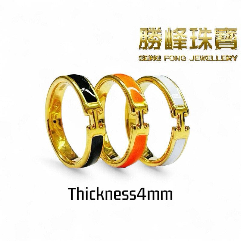 SF HERMIS RING/100%AUTHENTIC 999GOLD(H240/H241) | Shopee Malaysia