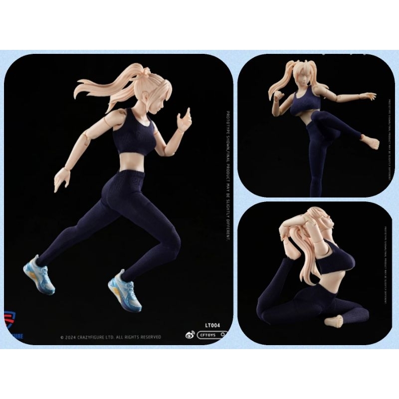 Ready stock Female action figure 1/12 Crazy figure LT004 | Shopee Malaysia