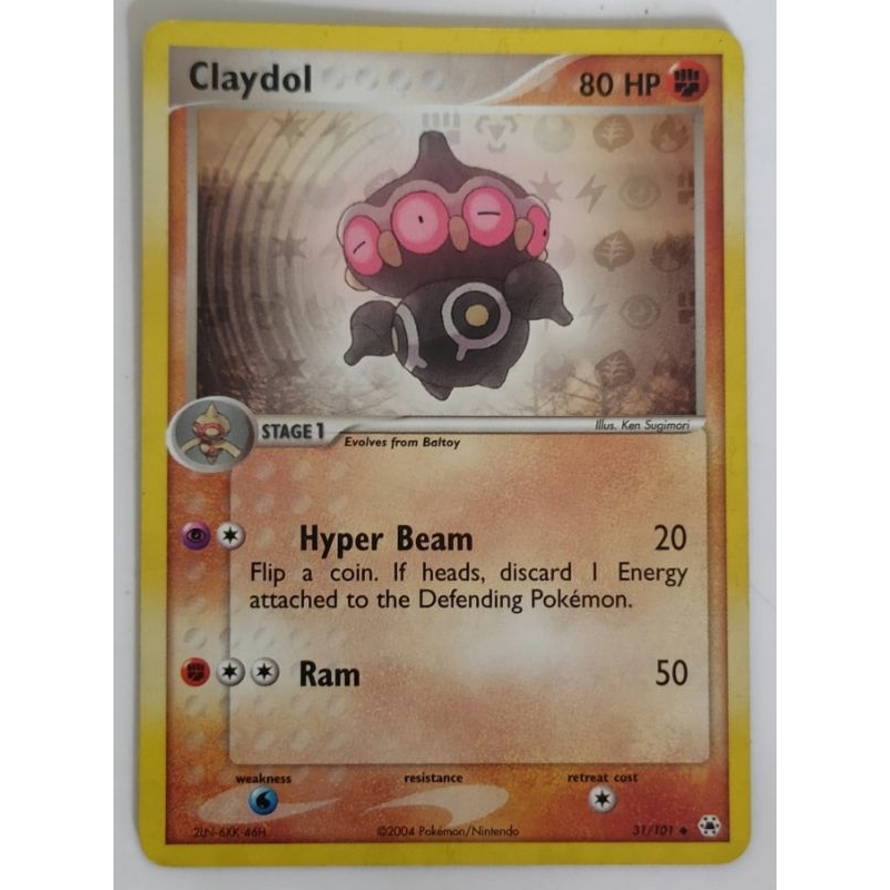 Claydol - 31/101 - Uncommon Reverse Holo (Ex Hidden Legends Reverse ...