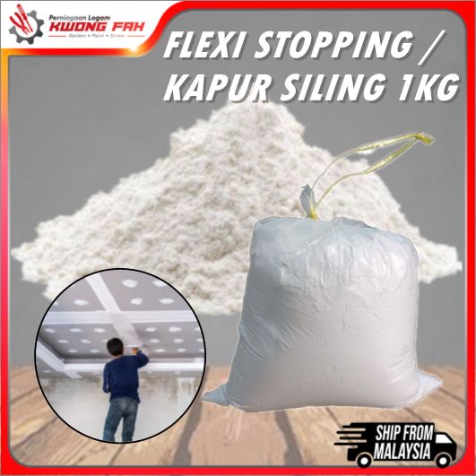 0.5KG FLEXI Stopping 2 IN 1 Compound / Plaster Ceiling / Kapur Siling ...