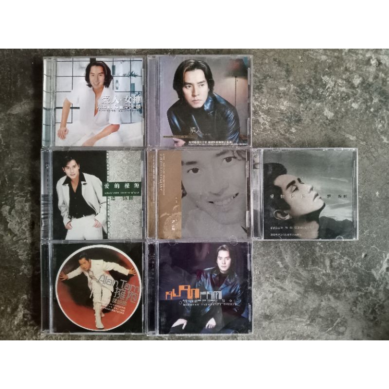CHINESE ALAN TAM 谭咏麟 MUSIC CD ORIGINAL CD ( 7PCS DISC 2ND ) CAN USE ...