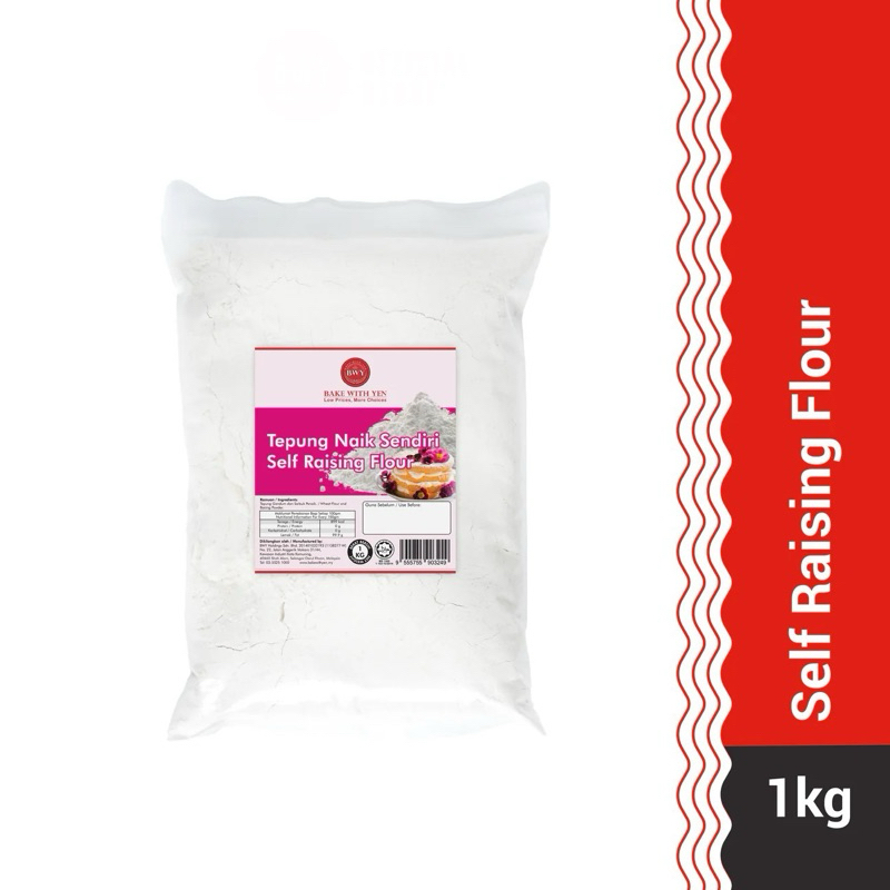 BWY SELF RAISING FLOUR 1KG | Shopee Malaysia