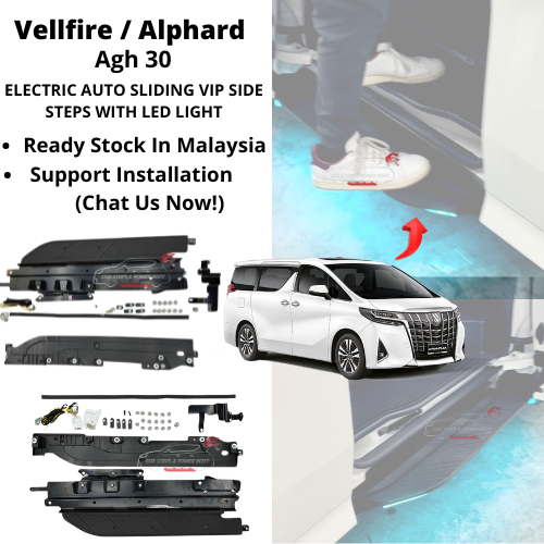 TOYOTA ALPHARD VELLFIRE AGH30 ELECTRIC AUTO SLIDING VIP RUNNING BOARD ...