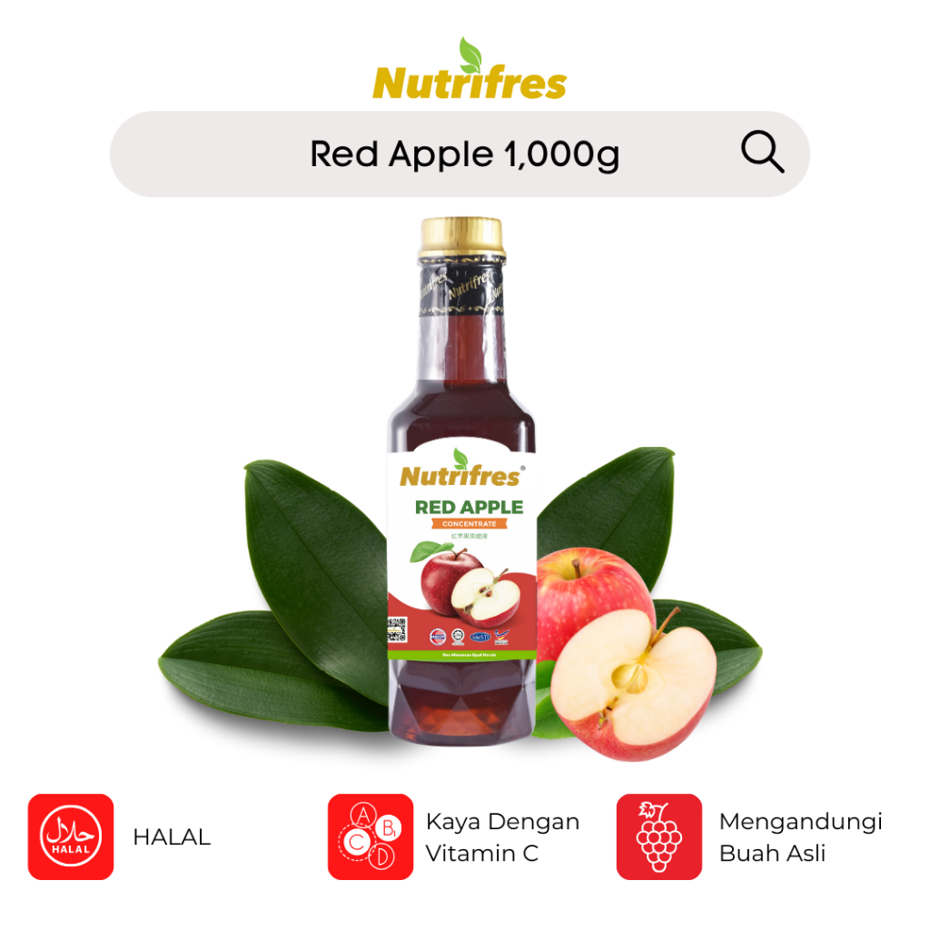 Nutrifres Red Apple Concentrate 1,000g | Shopee Malaysia