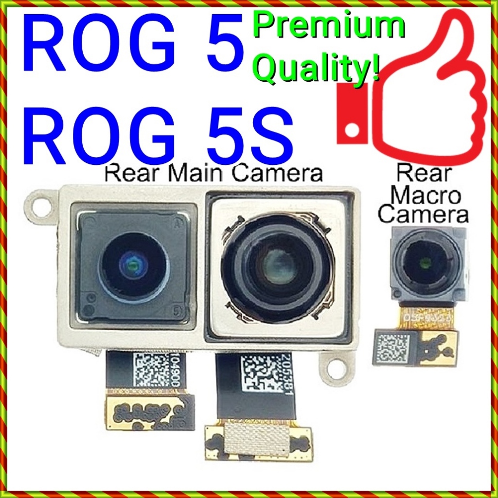 (64MP) NEW ORI Selfie Front /Rear Main Camera Lens Flex Ribbon ASUS ROG ...
