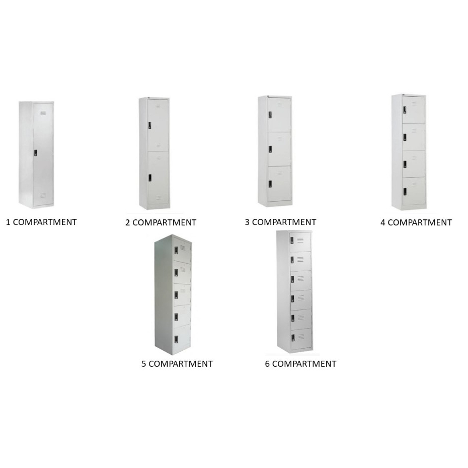 1,2,3,4,5,6 COMPARTMENT LOCKER STEEL CABINET | RAK SIMPANAN |( FREE ...