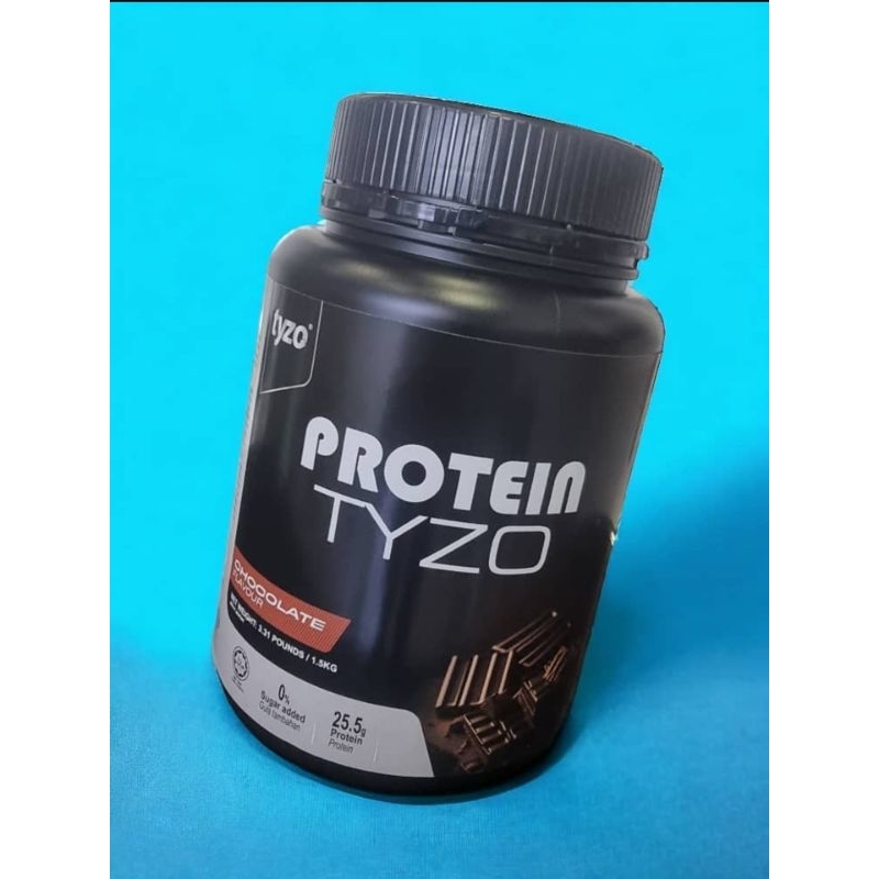 TYZO Protein Chocolate - 1.5kg Halal Murah - BCAA, L Carnitine, Premix ...