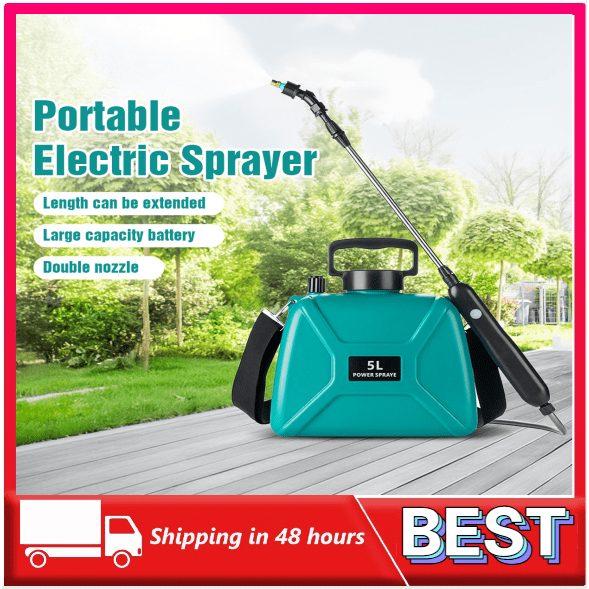 【NEW】XTITAN 5L Knapsack Battery Sprayer Pump Electric Garden Pressure ...