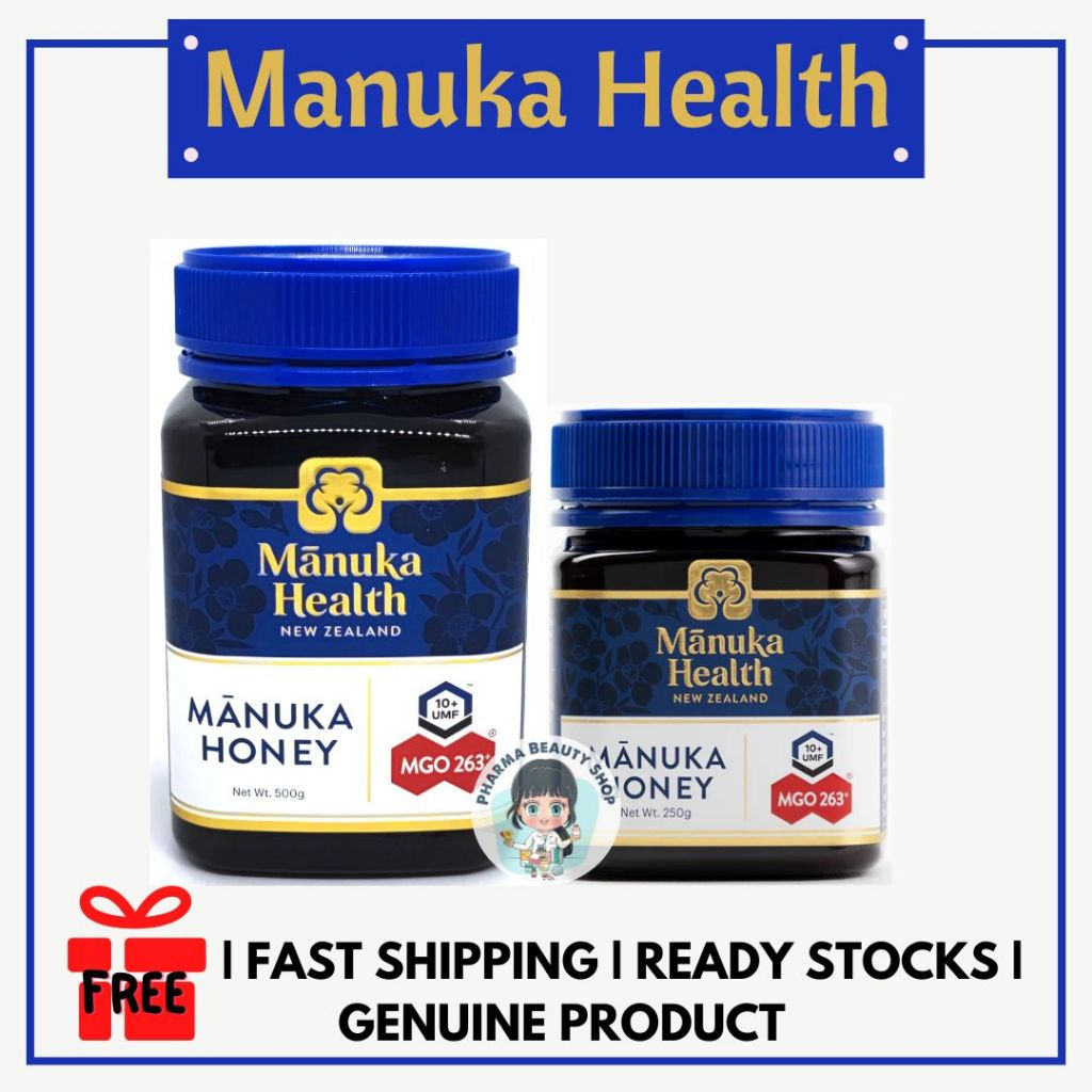 [FREE GIFT] Manuka Health Manuka Honey MGO 263+ 250g/ 500g - SOOTHE ...