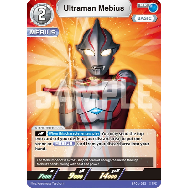 Ultraman Card Game BP01-022 Ultraman Mebius | RR | English Version | Shopee Malaysia