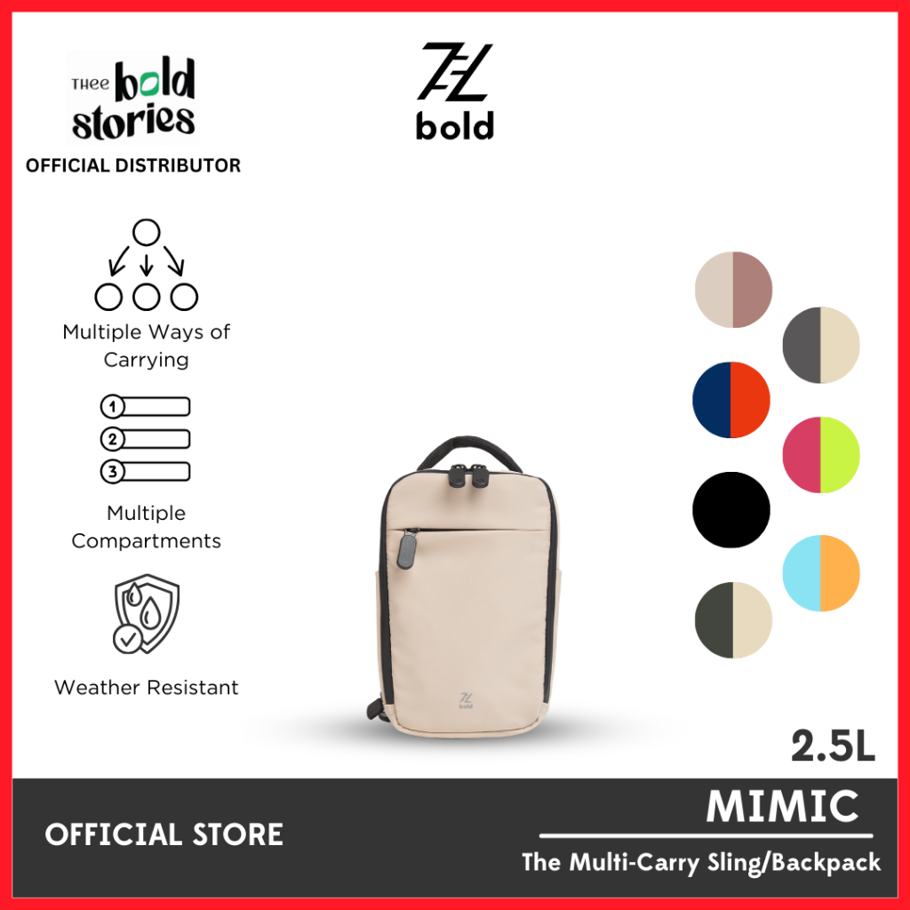 Mimic: Multi-Carry Sling/Backpack | Shopee Malaysia
