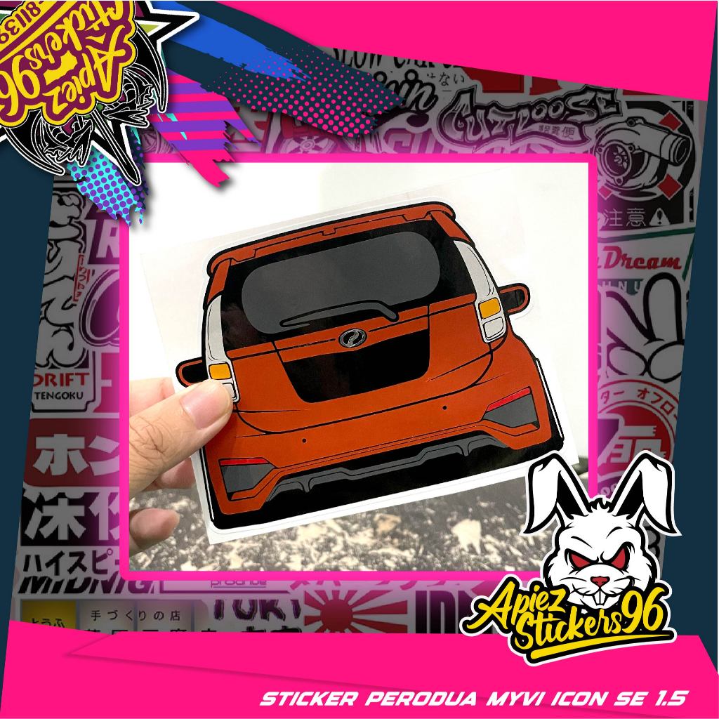Sticker Perodua Myvi / Sticker Kereta / Sticker Perodua / Sticker Murah ...