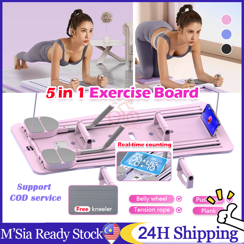 5 in1 Push Up Board Training System Abdominal Board Fitness Foldable ...