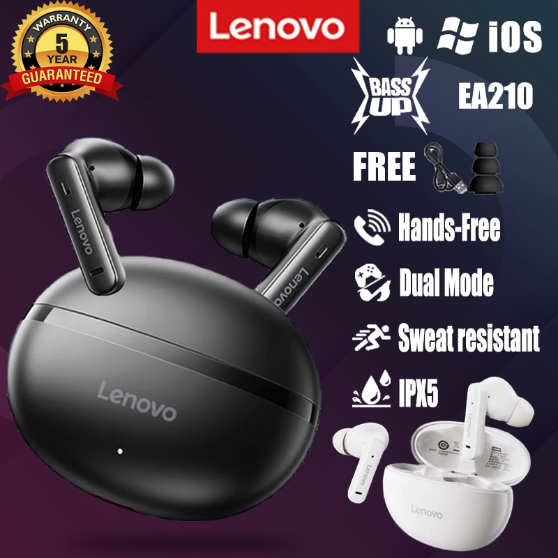𝟐𝟒𝐡 𝐒𝐇𝐈𝐏 Lenovo EA210 Earphone Bluetooth Headphone Dual Mode Low ...