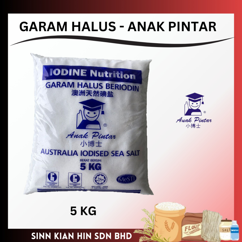 Garam Halus Beriodin - Anak Pintar (5kg) | Shopee Malaysia