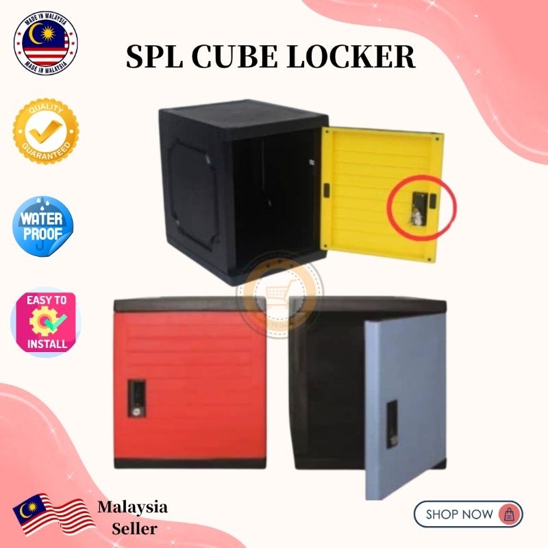 Plastic Storage SPL Cube Locker with Lock/Multi Function/Storage ...