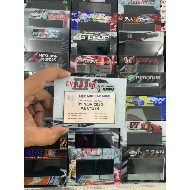 Roadtax Holder Semua Model Kereta Premium JDM Design | Shopee Malaysia