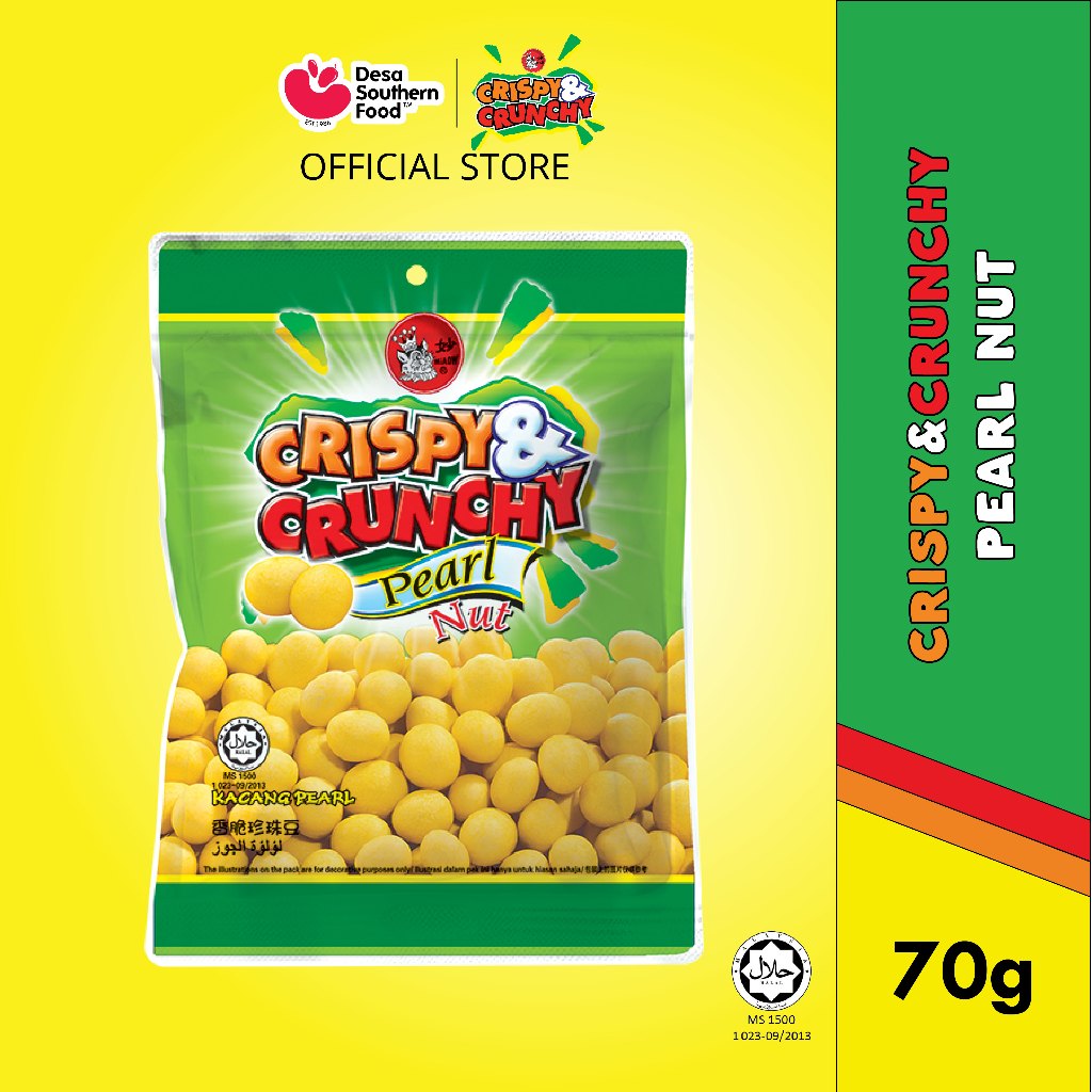 Crispy&Crunchy Pearl Nut/Kacang Pearl - 70g | Shopee Malaysia